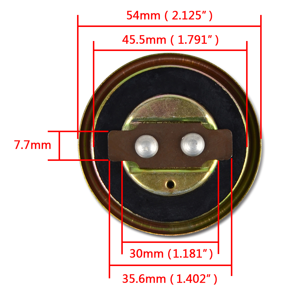 Fuel Gas Auxiliary Sub-Tank Cap For Honda CT90 CT110 Trail ATC70 ATC90 ...