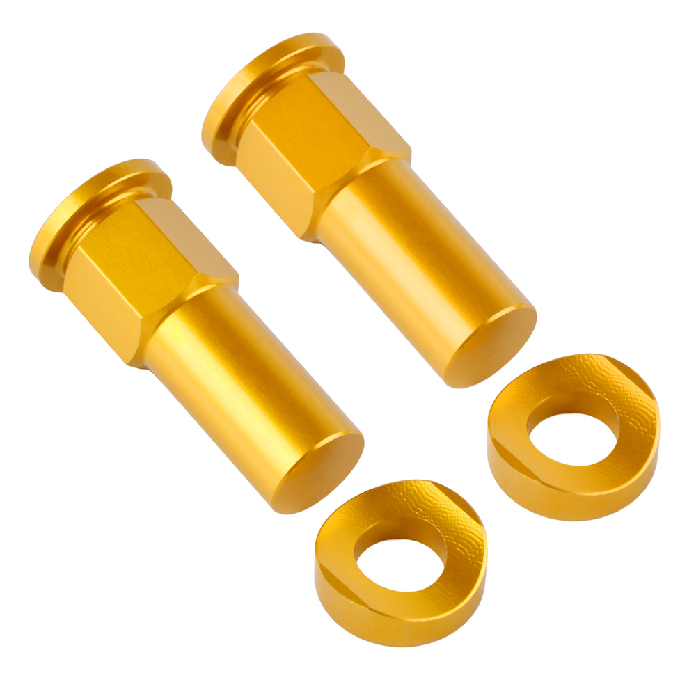 Universal Billet Rim Lock Nut Spacer Kit For Suzuki Kawasaki KTM Honda ...